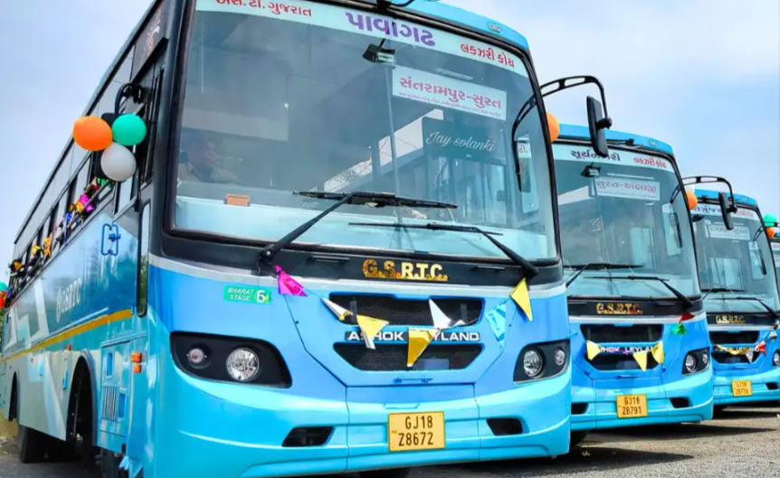 GSRTC Introduces Ahmedabad Airport to Rajkot AC Volvo ST Bus Service | AbhiBus Travel Blog