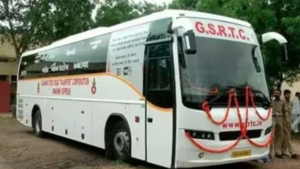 GSRTC Launches Volvo Bus Service from Rajkot to Ahmedabad Airport ...
