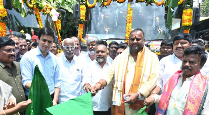 AP Transport Minister Launches 17 New APSRTC Buses in Chittoor